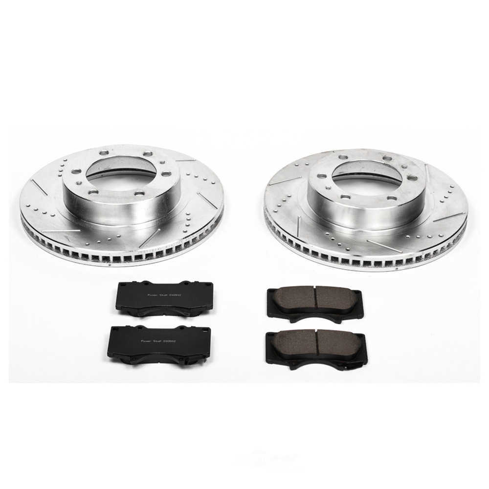 Fits 2000-2006 Mitsubishi Montero Front Rear Plain Brake Rotors+Ceramic ...